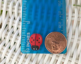 Set of 50 Adhesive Wooden Bumble Bee Lady Bug Stickers Crafts | Etsy