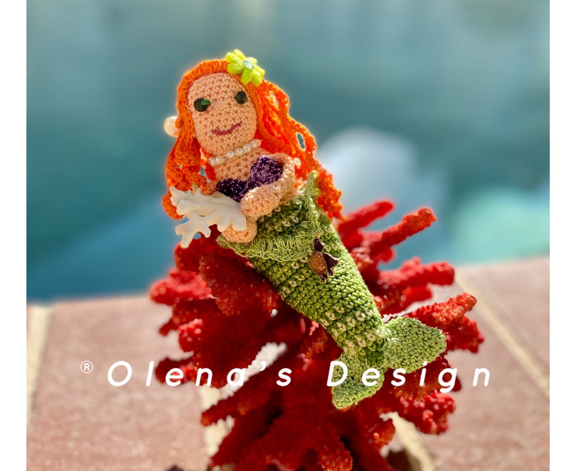 Little Mermaid Amigurumi Crochet Ariel Miniature Plushes Crochet ...
