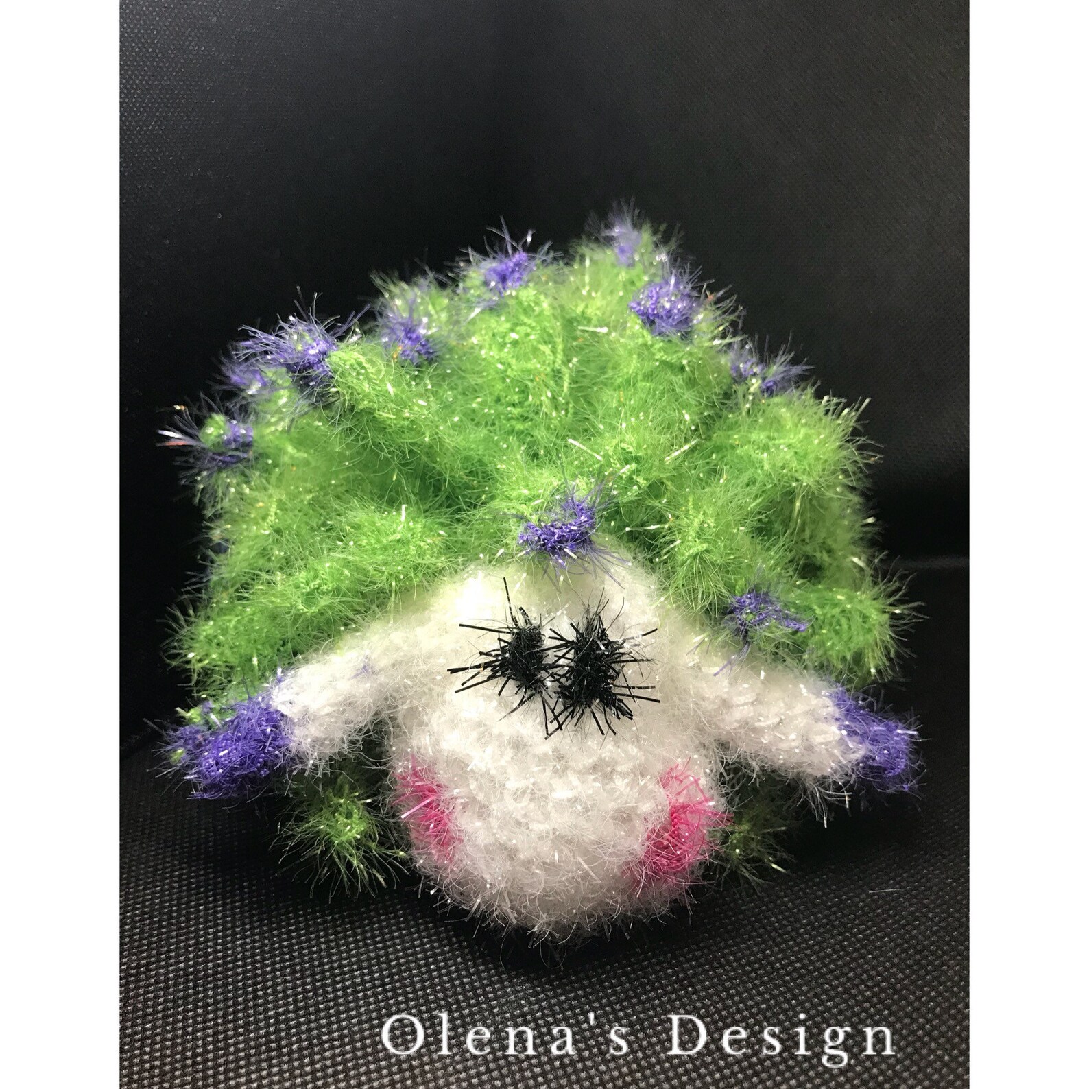 Scrubby Sparkle Crochet Costasiella LEAF SHEEP Dishcloth - Etsy