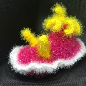 Scrubby Sparkle Crochet Pink Dorid Nudibranch Dishcloth Sponge ...