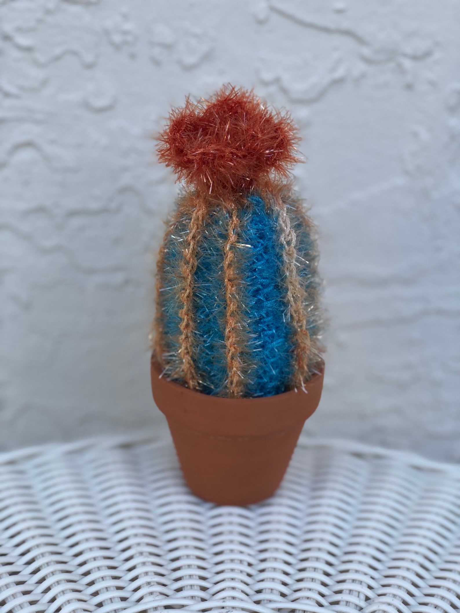 Scrubby Sparkle Cactus Cacti Dishcloth Sponge Autumn Fall | Etsy