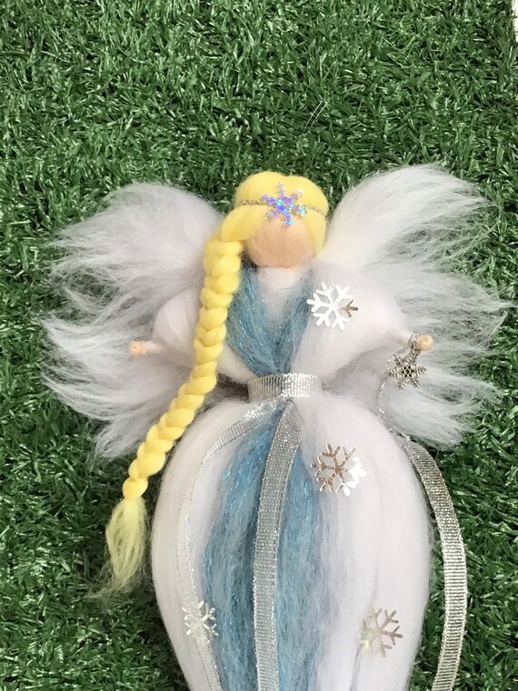 Christmas Fairy Tree Topper Christmas Angel Snow Fairy - Etsy