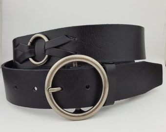 Leather Circle Belt Women - Etsy