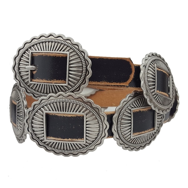 Large Concho Belt - Etsy