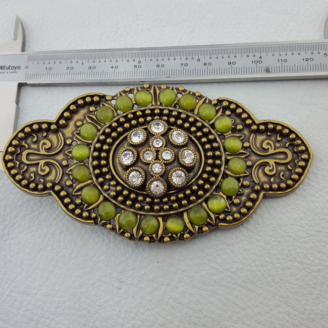 Elongated Brass Buckle - Etsy