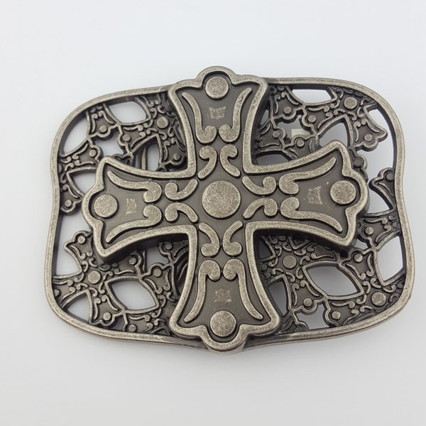 Cross Belt Buckle - Etsy