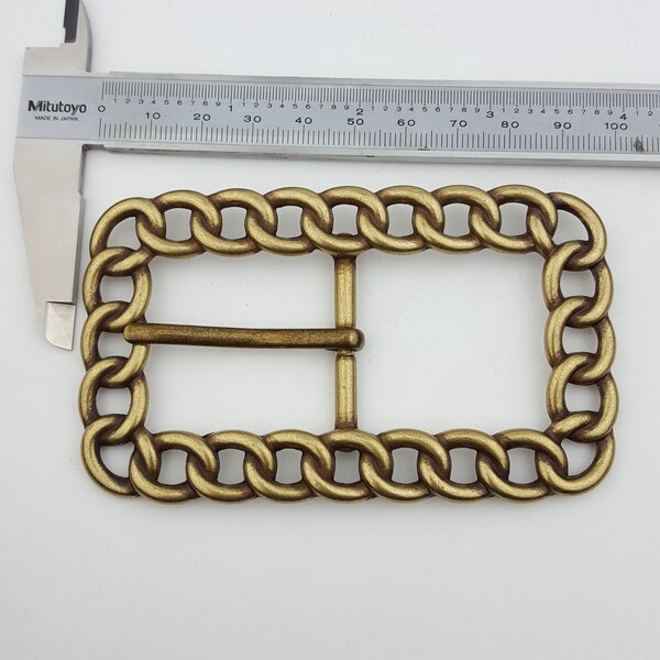 Brass Center Bar Buckle - Etsy