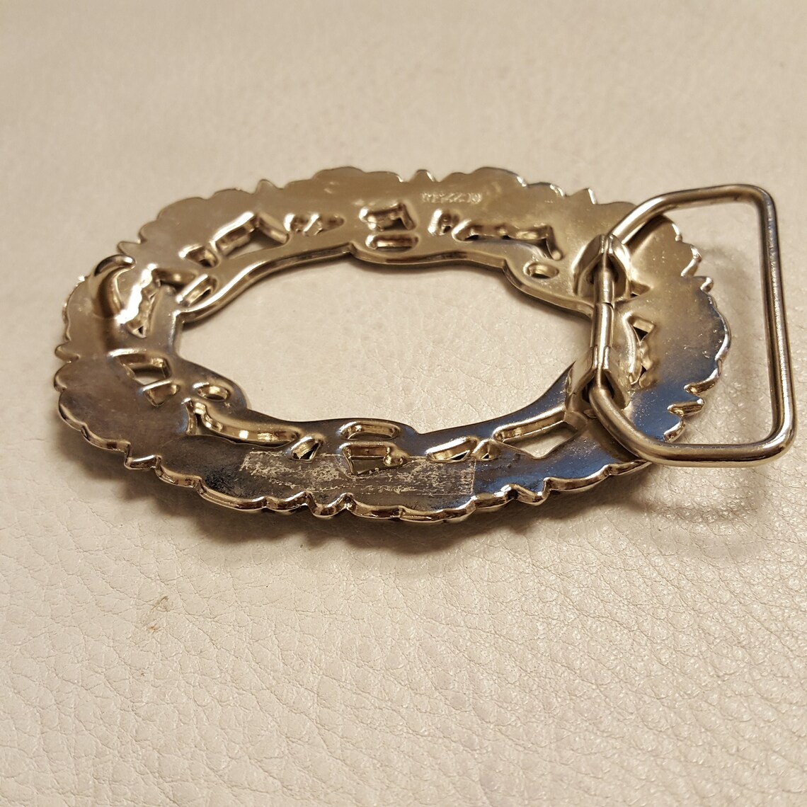 Shiny Oval Shape Floral Belt Buckle - Etsy