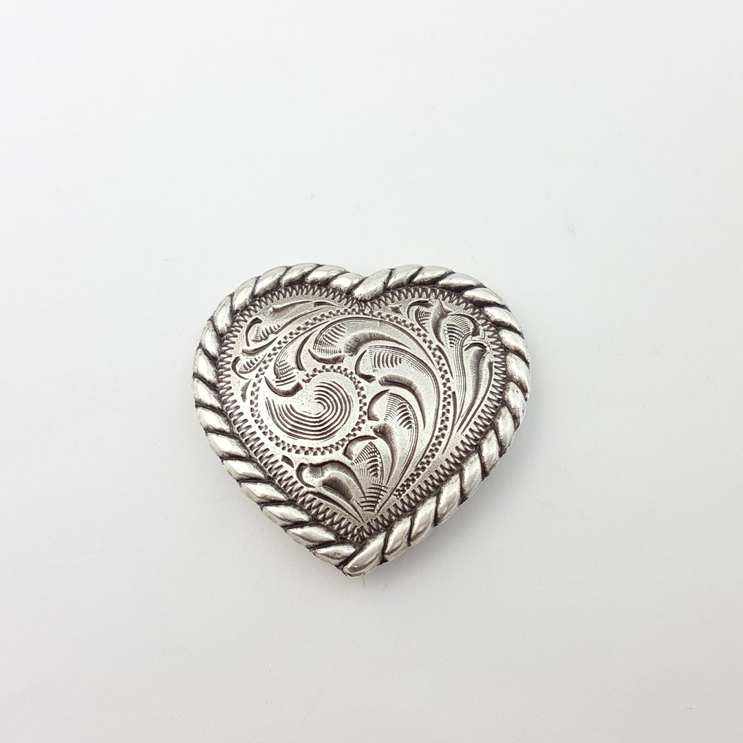 Western-inspired Heart Concho - Etsy