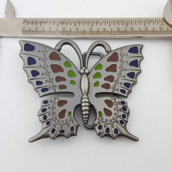 Painted Butterfly Buckle | Etsy