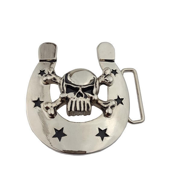 Skull and Cross Bones Belt Buckle - Etsy