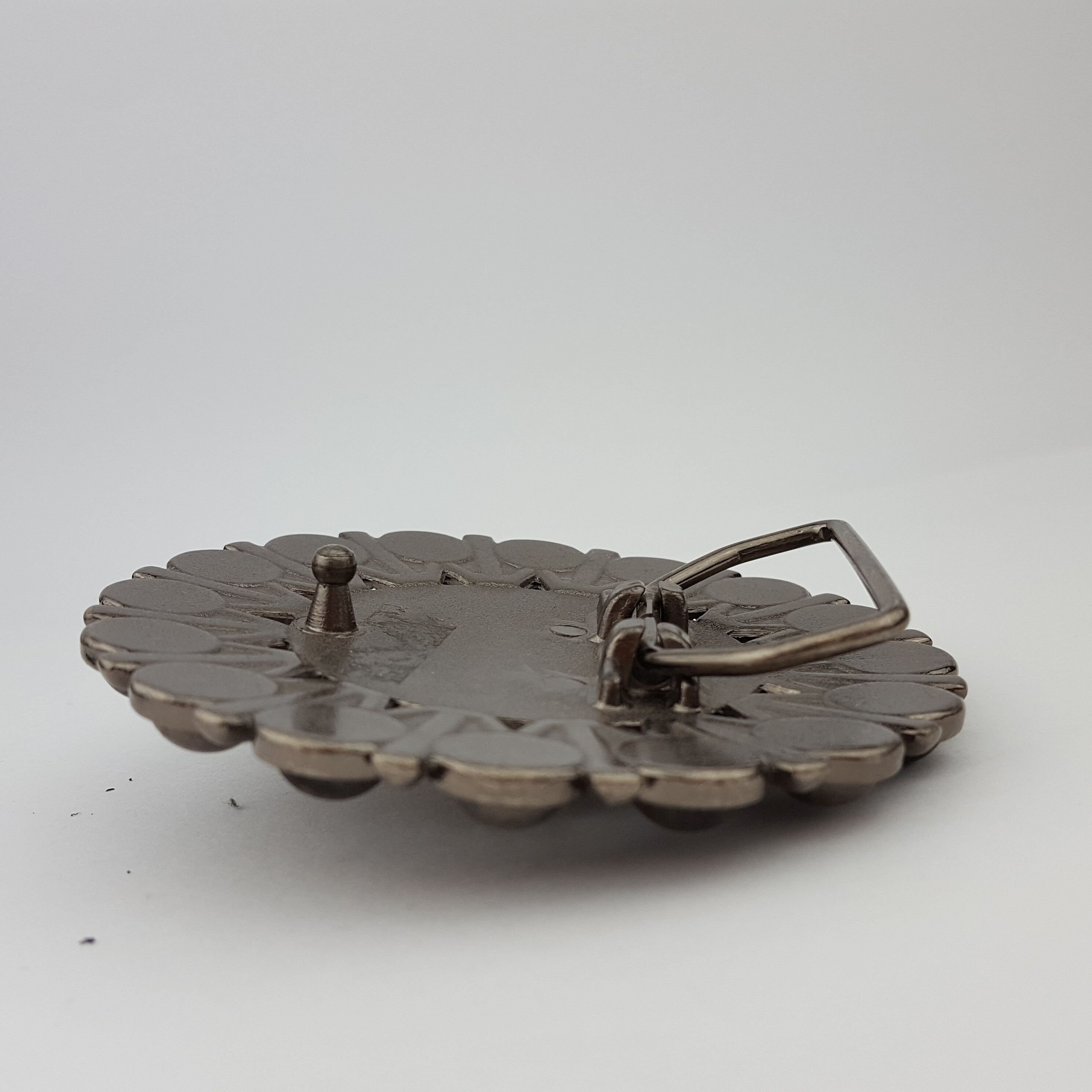 Unique Round Belt Buckle With Metal Ball Beads Design - Etsy