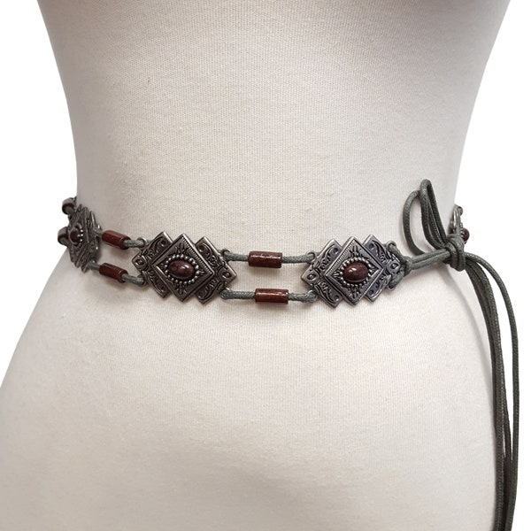 Leather Tie Belt - Etsy