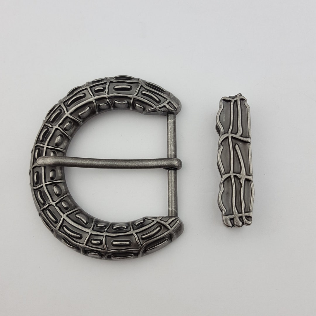 C Shape Buckle Set With Alligator Pattern - Etsy
