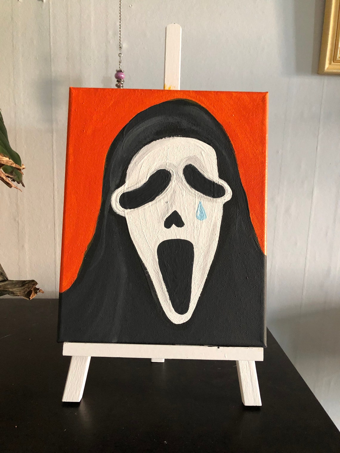 Sad Crying Scream Ghostface Painting - Etsy.de