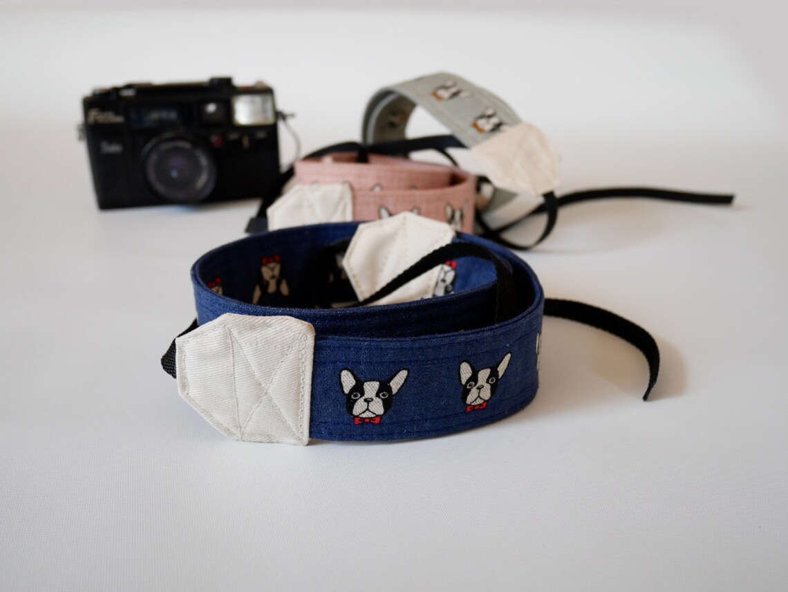 French bulldog camera strap dog camera strap SLR DSLR camera | Etsy