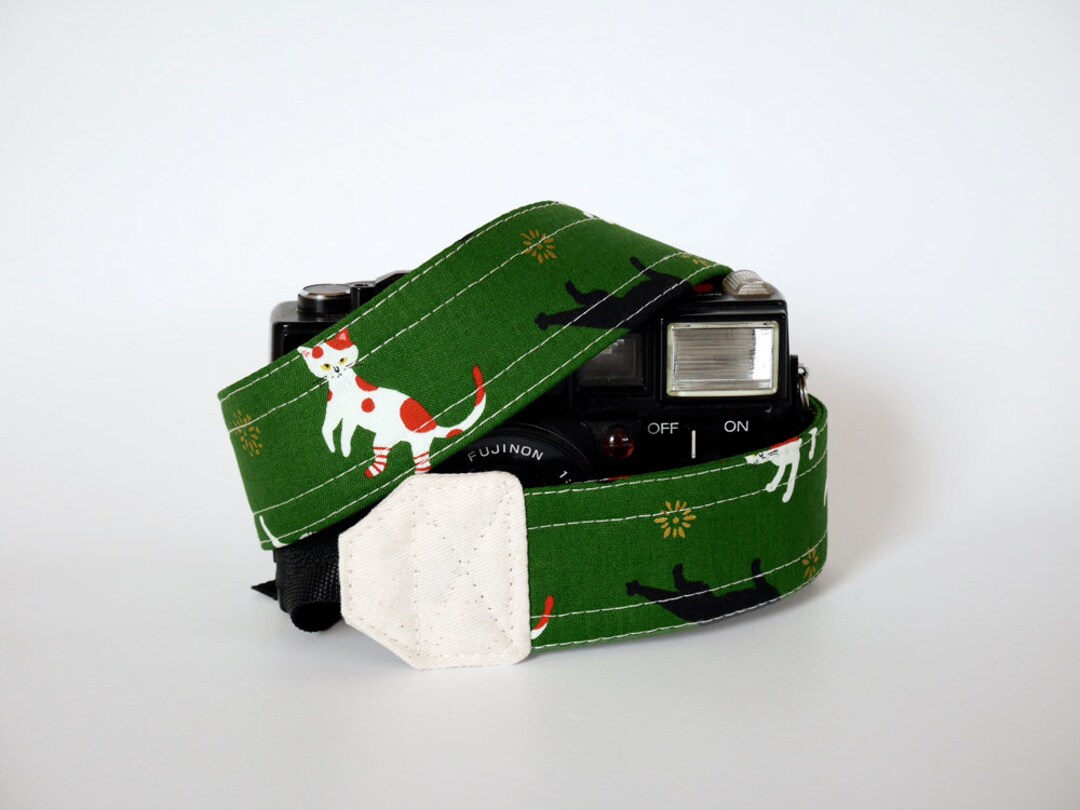 DSLR Camera Strap Cat, Camera Neck Strap, Cute Camera Strap, Cat Lady's ...