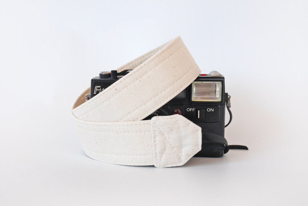 Plain White Camera Strap: Adjustable DSLR Neck Strap - Etsy