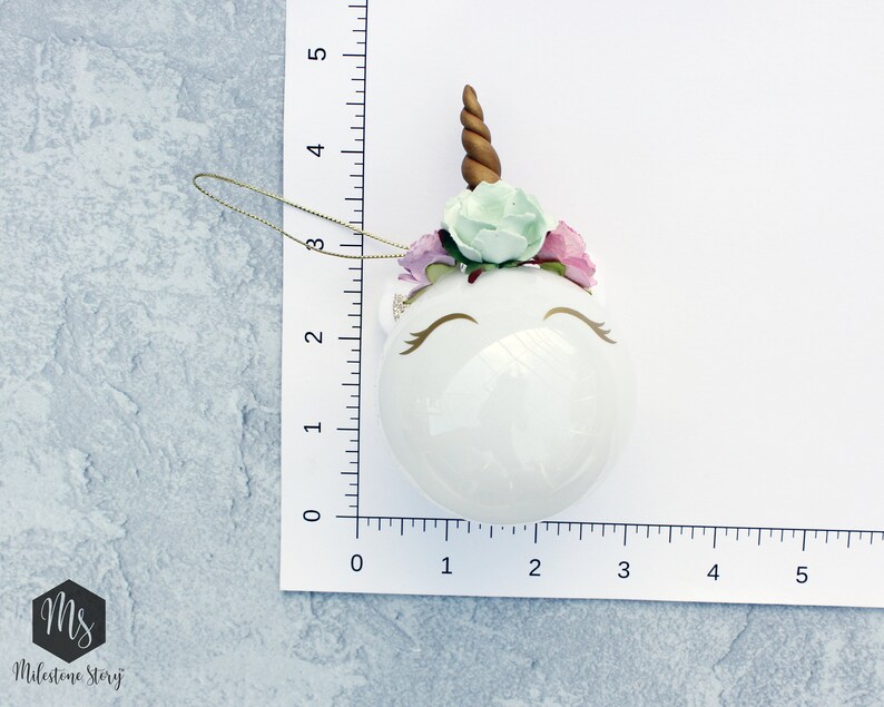 Unicorn Llama Mermaid Ornaments Personalized Christmas Balls Etsy 