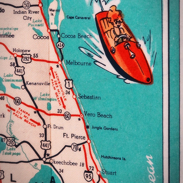 East Coast Map Print - Etsy