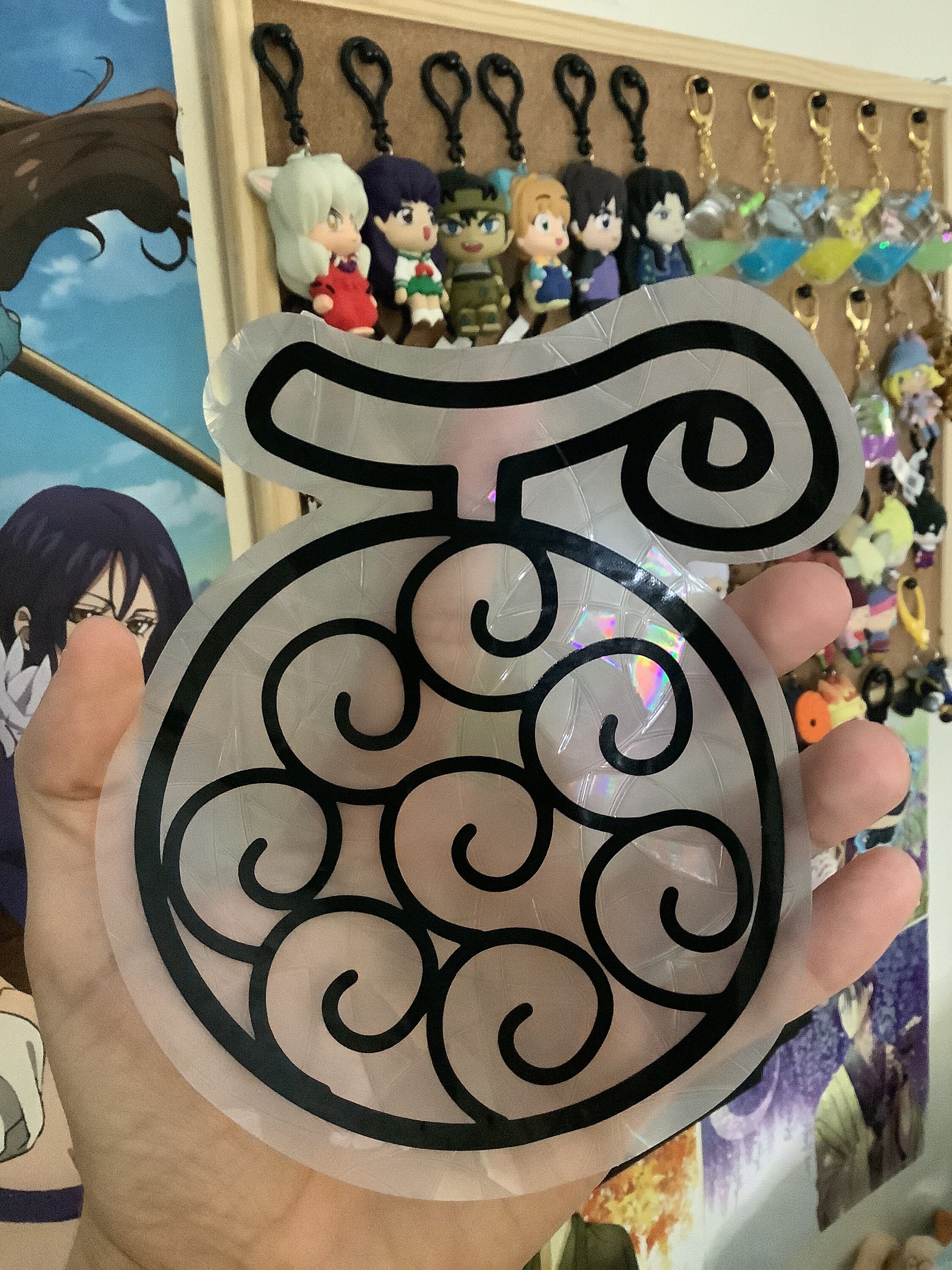 Gummy Fruit Anime Sun Catcher Window Cling - Etsy