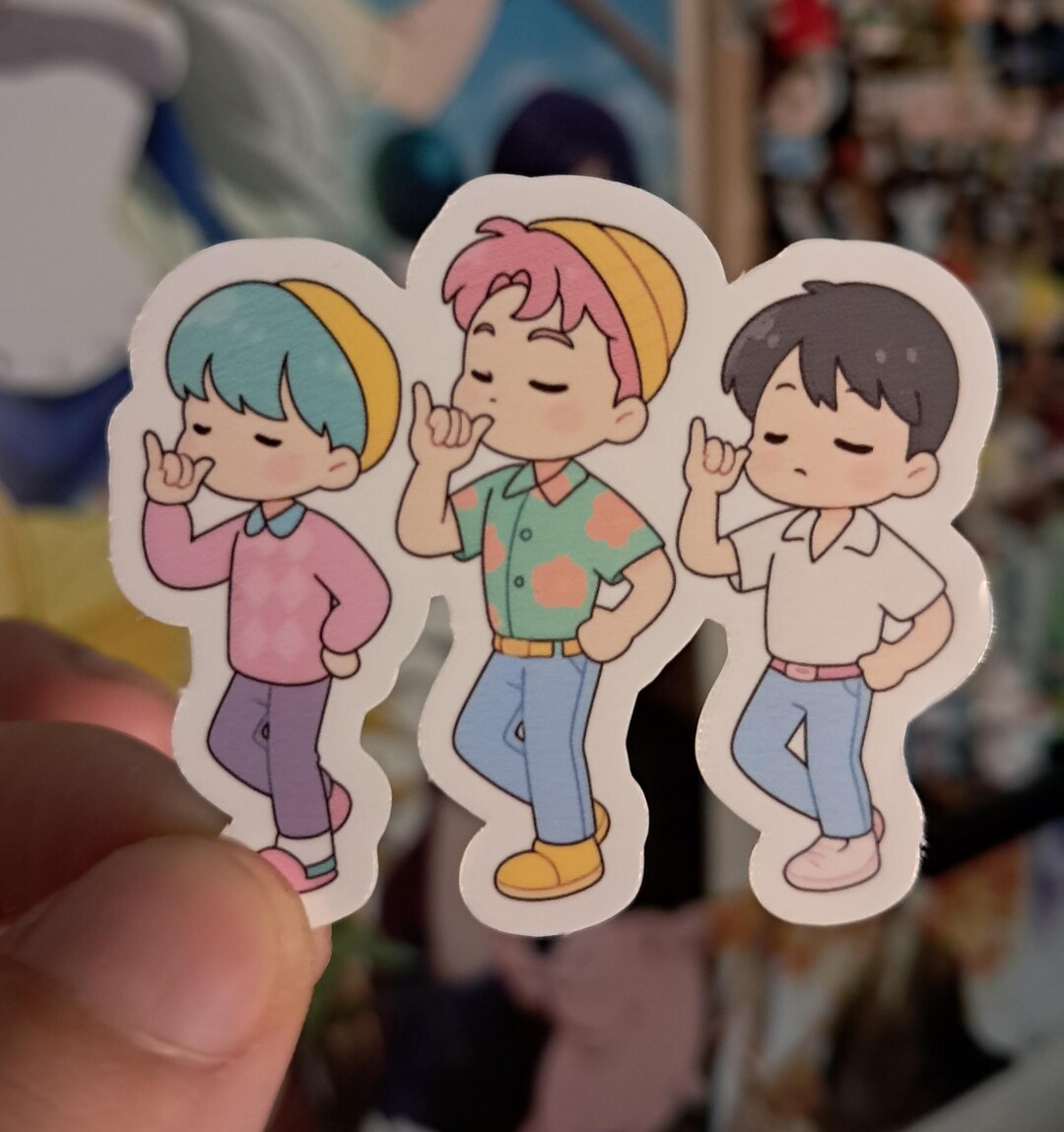 Sodapop Kpop Idols 2" Laminated Sticker - Etsy