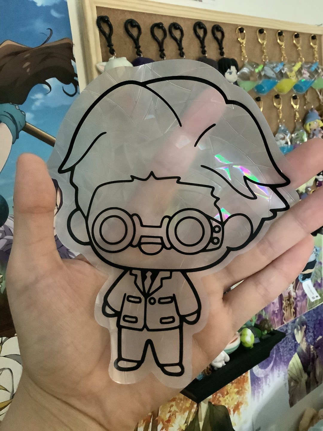Curse Anime Sun Catcher Rainbow Making Rainbow Sticker - Etsy
