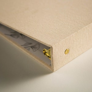 Wedding 3 Ring Linen Binder (design 5) - Bridal Personalized DIY ...