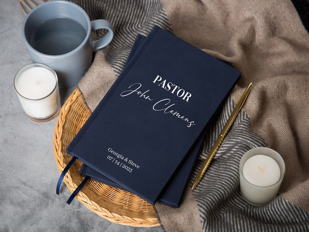 Pastor Lined Notebook - Custom Gift for Pastor, Christian Gifts ...