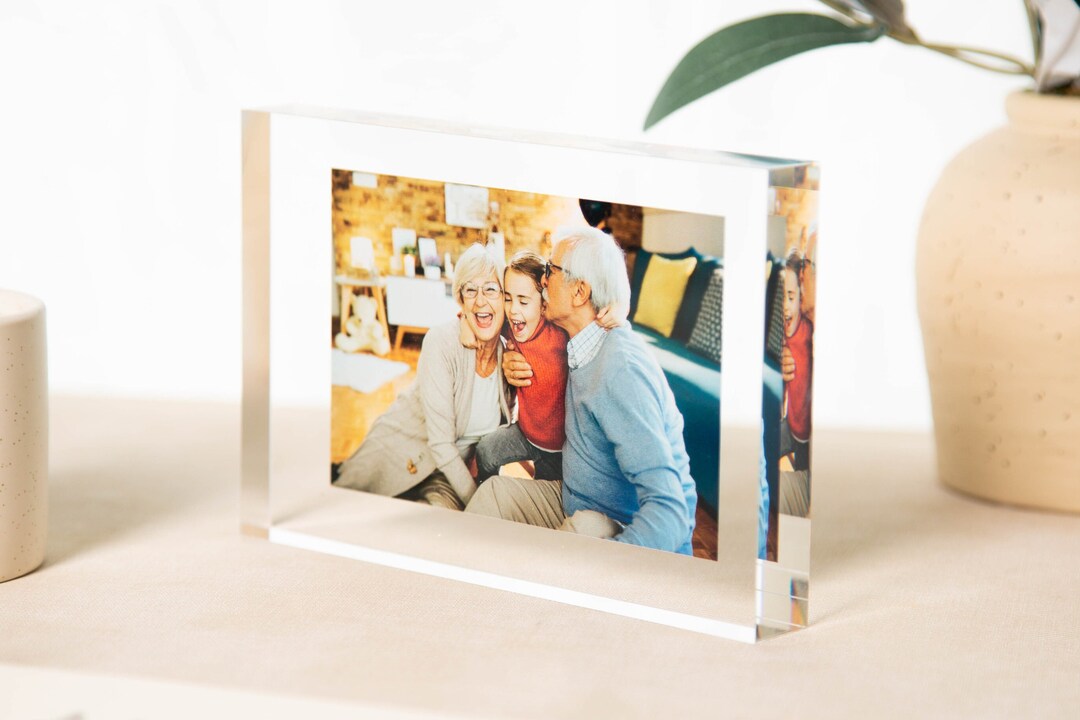 Photo Print on Acrylic Block 4x6 or 6x8 Acrylic Photo Print Frame ...