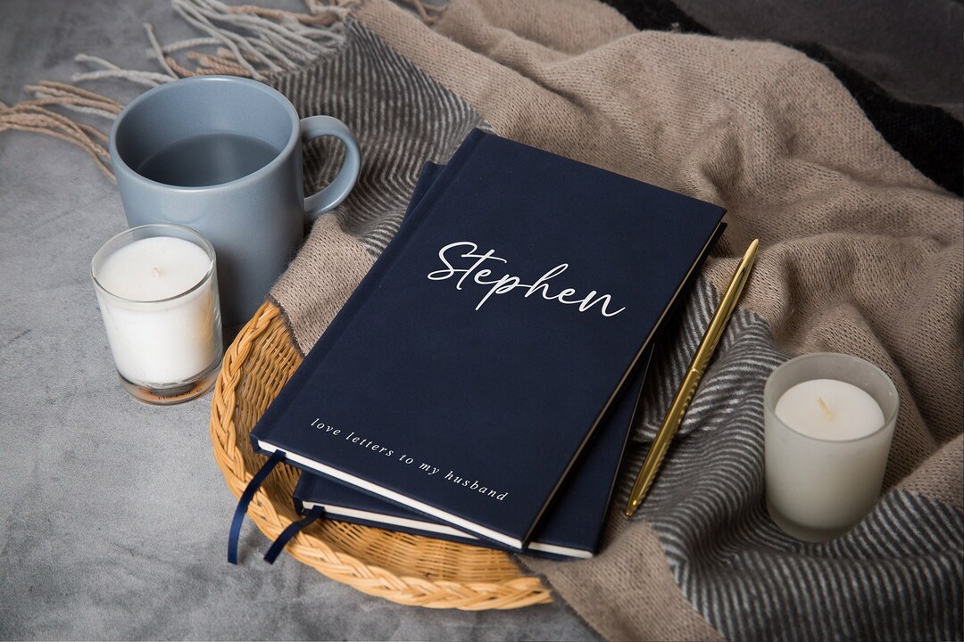 Love Letters Lined Notebook - Custom Notebook, Birthday Gift for Wife ...