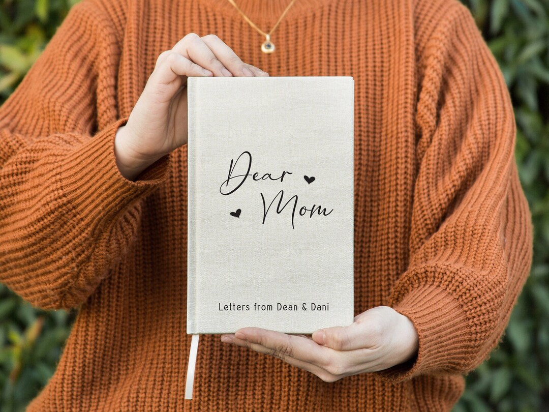 Dear Mom Lined Notebook Hard Cover Letters Journal Mom Wife - Etsy