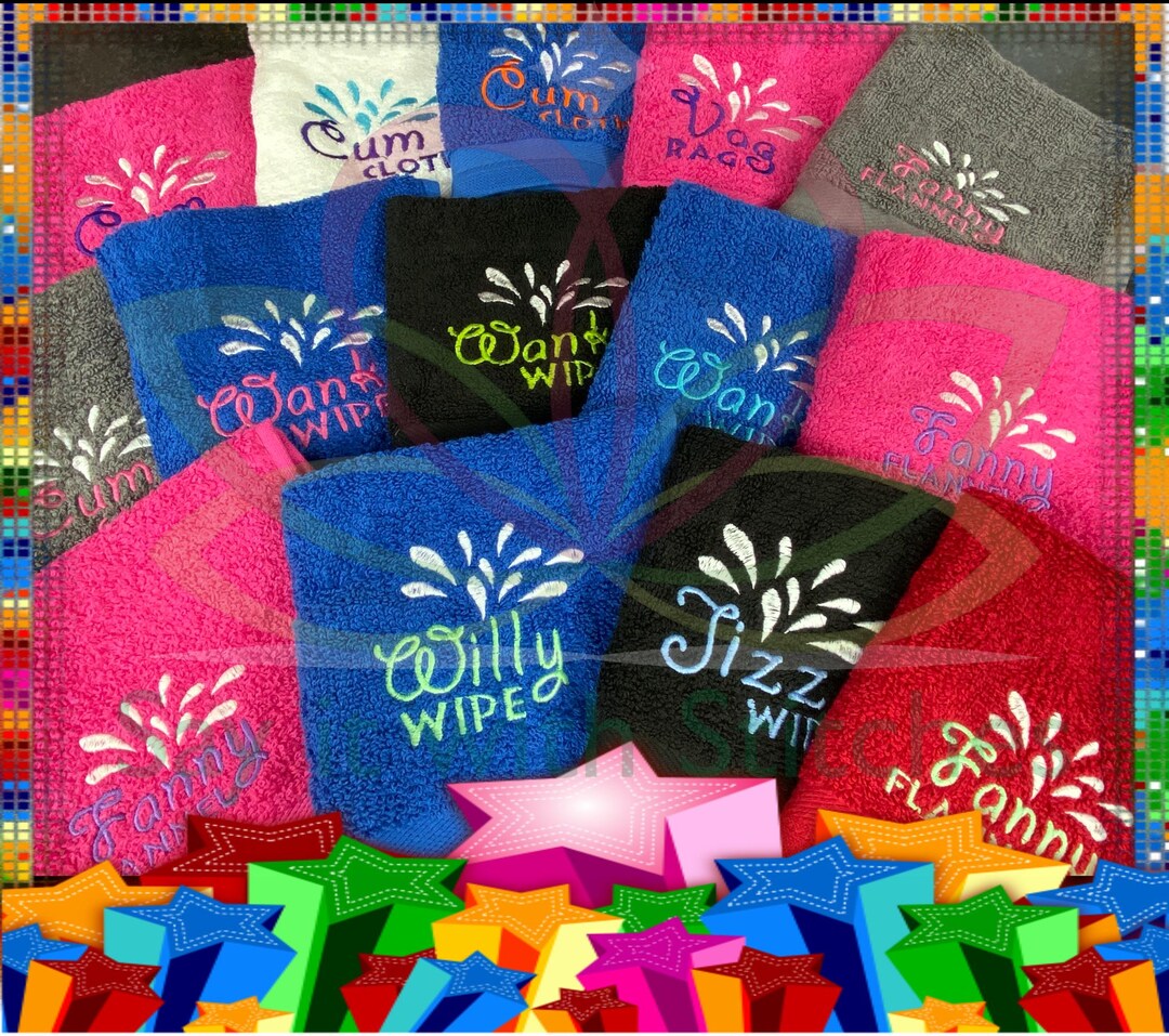 Dirty Rude Adults After Sex Clean up Sustainable Wipe Cum Rag Cloth ...