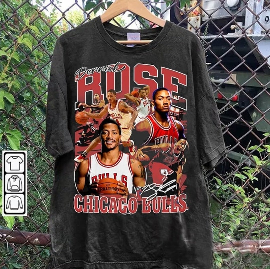 Vintage 90s Graphic Style Derrick Rose Shirt Derrick Rose Vintage Shirt ...