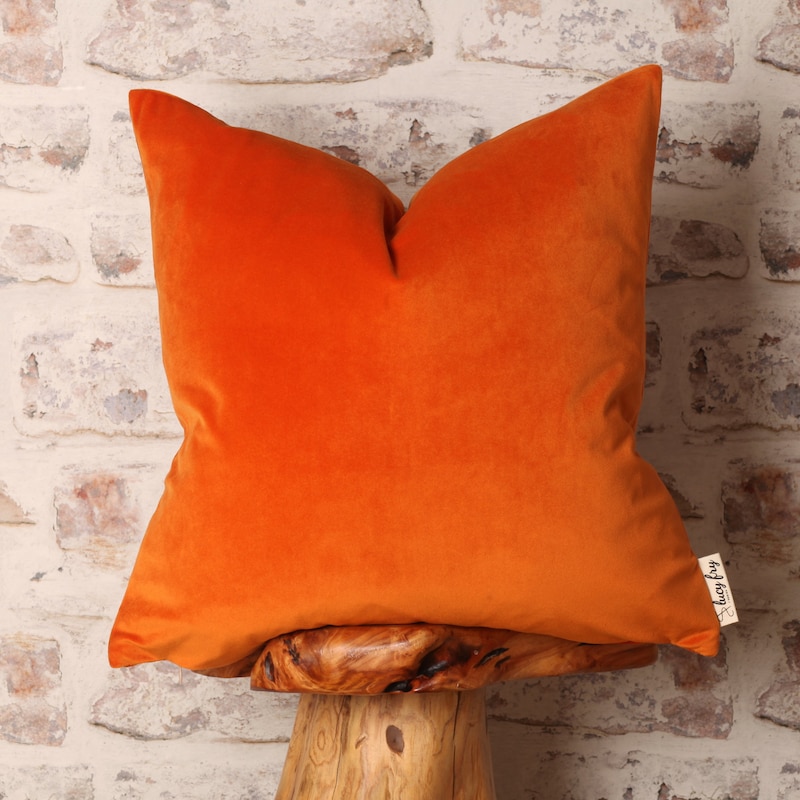 Orange Cushions - Etsy