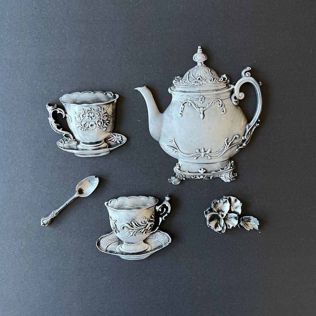 Tea Set | 5" X 8" Silicone Mould | Lablanche | Craft Mould | Teapot and ...