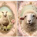 Spring Sheep Rice Paper A4 8.3 X 11.7 Paper for Decoupage Decoupage ...