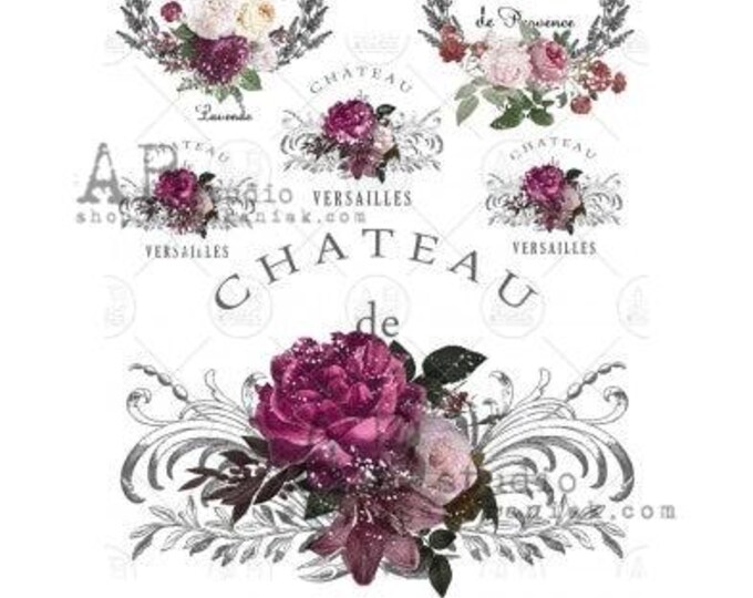 French Florals | A4 Rice Paper | Paper for Decoupage | AB Studios - Etsy