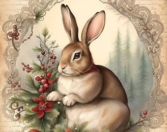 Rose Rooster A4 Rice Paper Paper for Decoupage Farmhouse Floral Vintage ...