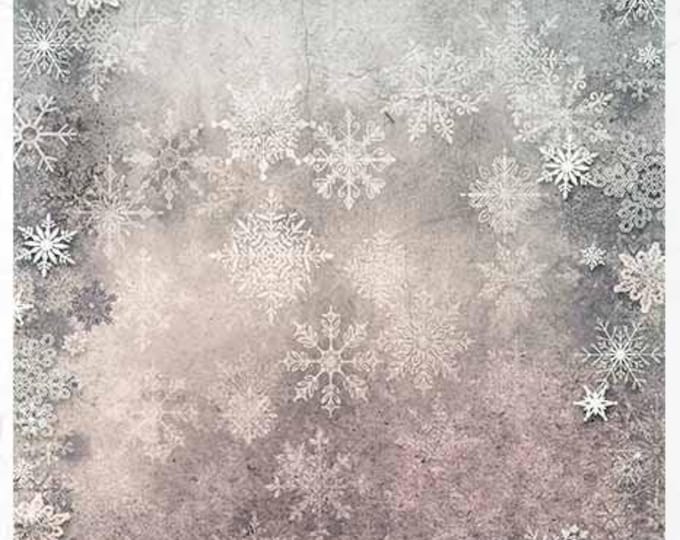 Snowflake Background | A4 Rice Paper | Paper for Decoupage | Decoupage ...
