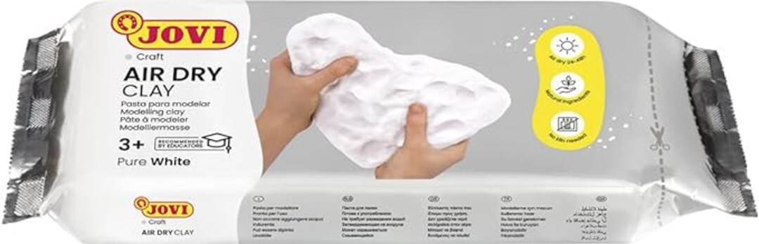 White Air Dry Modeling Clay JOVI Perfect for Silicone Moulds - Etsy