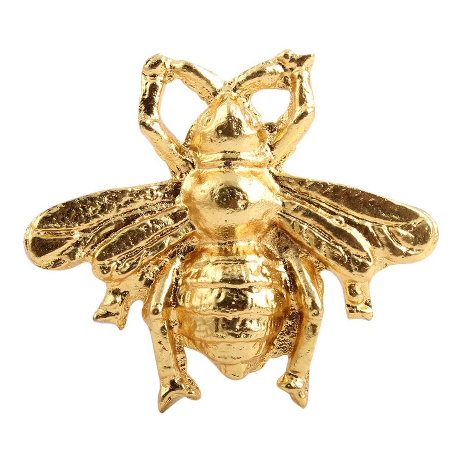 Golden Bumble Bee Brass Drawer Knob Pull Hardware - Etsy