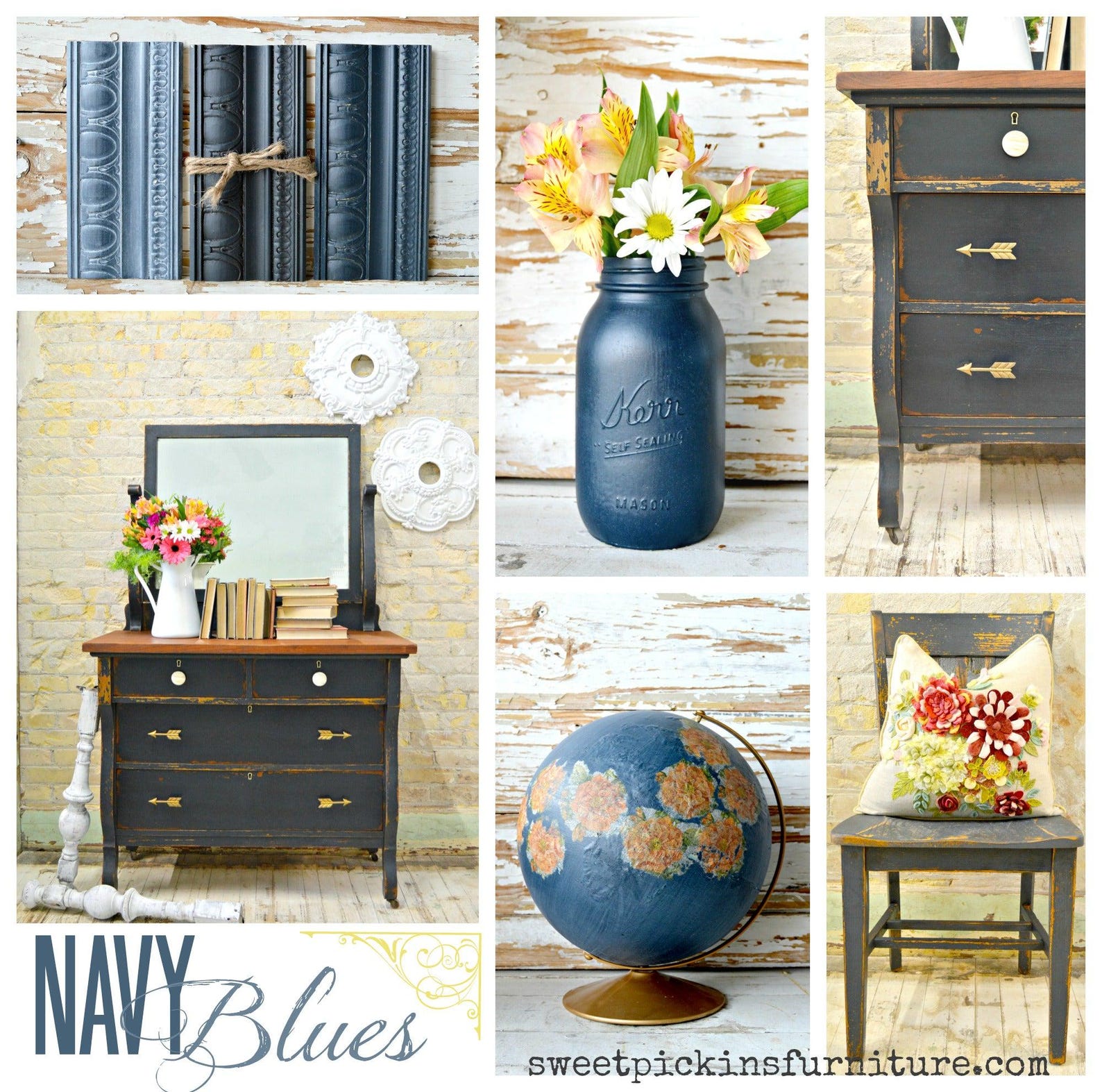 Navy Blues | Milk Paint | Sweet Pickins, Chippy Paint, Powder Paint ...