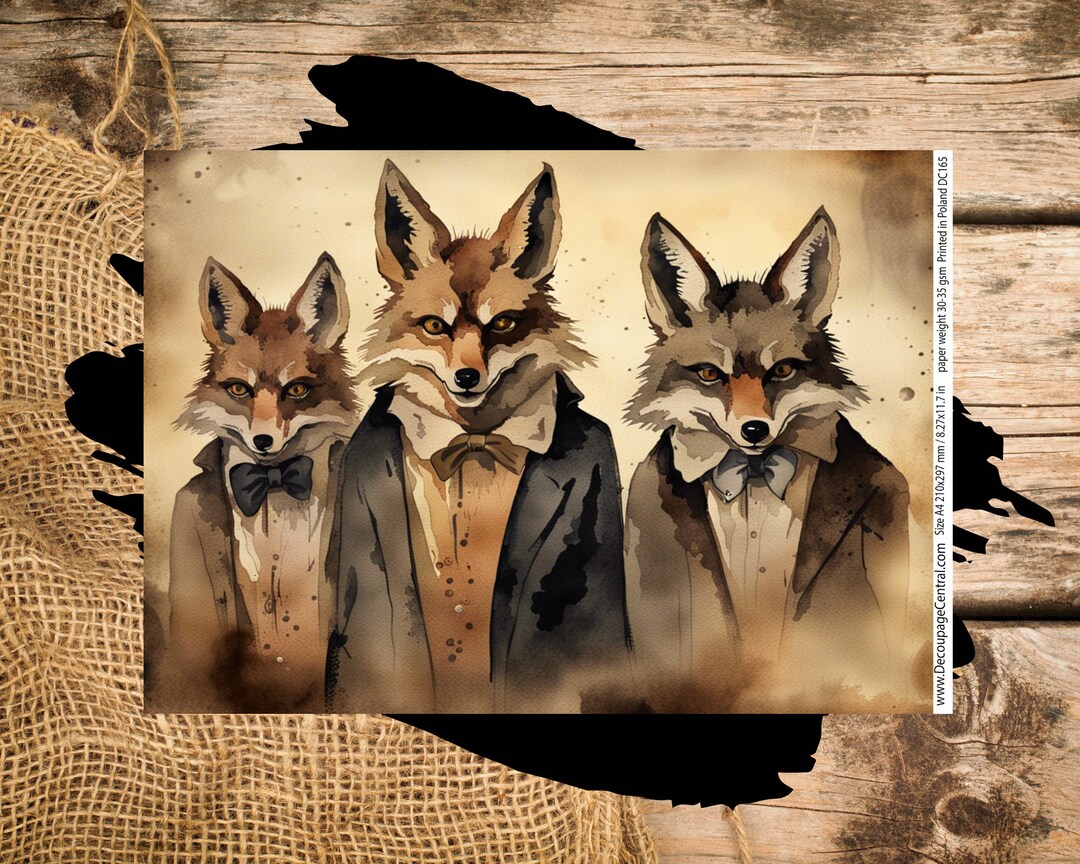The Fox Den | Rice Paper | A4 Paper for | Halloween - Etsy