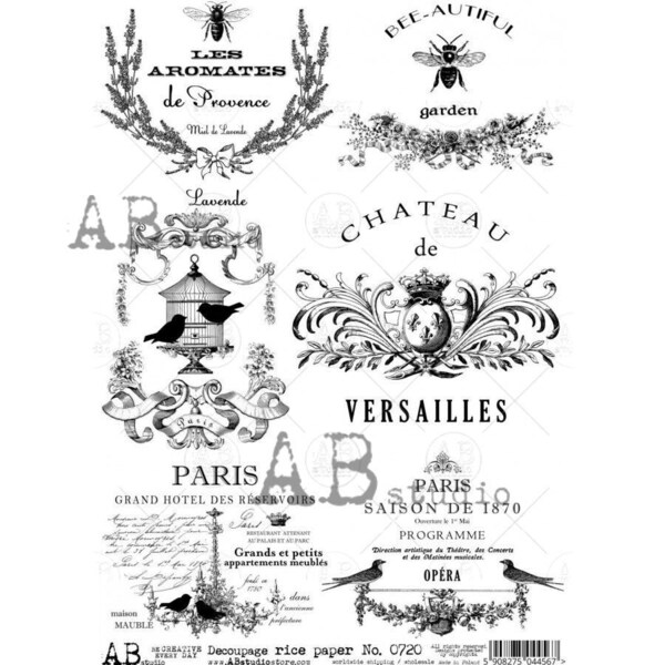 French Script Paper - Etsy