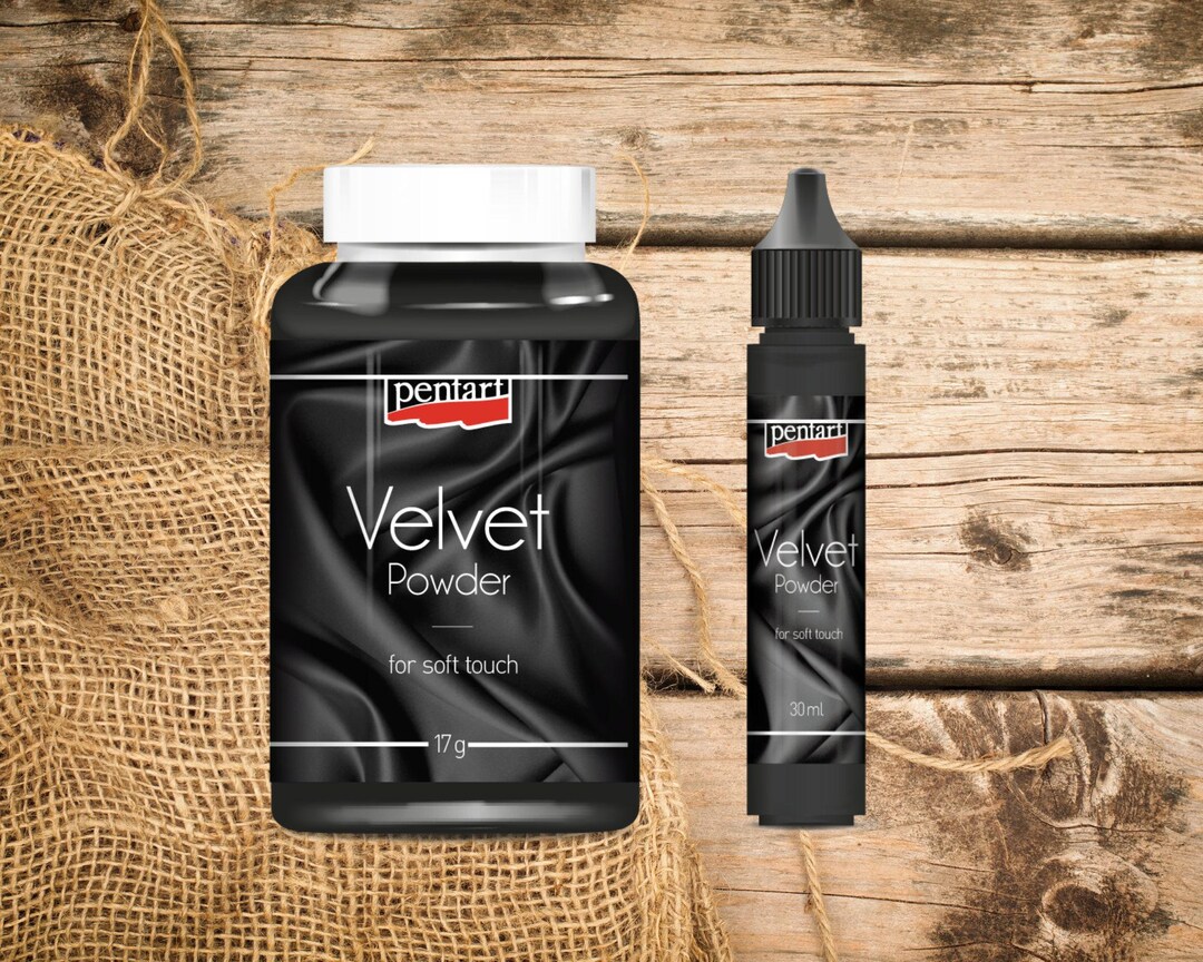 SHIPS 1/9 Thursday Black Velvet Powder Pentart Pen or Bottle Mixed ...