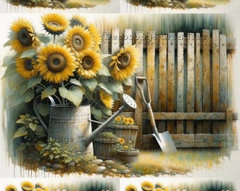 Bees and Buttercups A4 Rice Paper Paper for Decoupage Decoupage ...