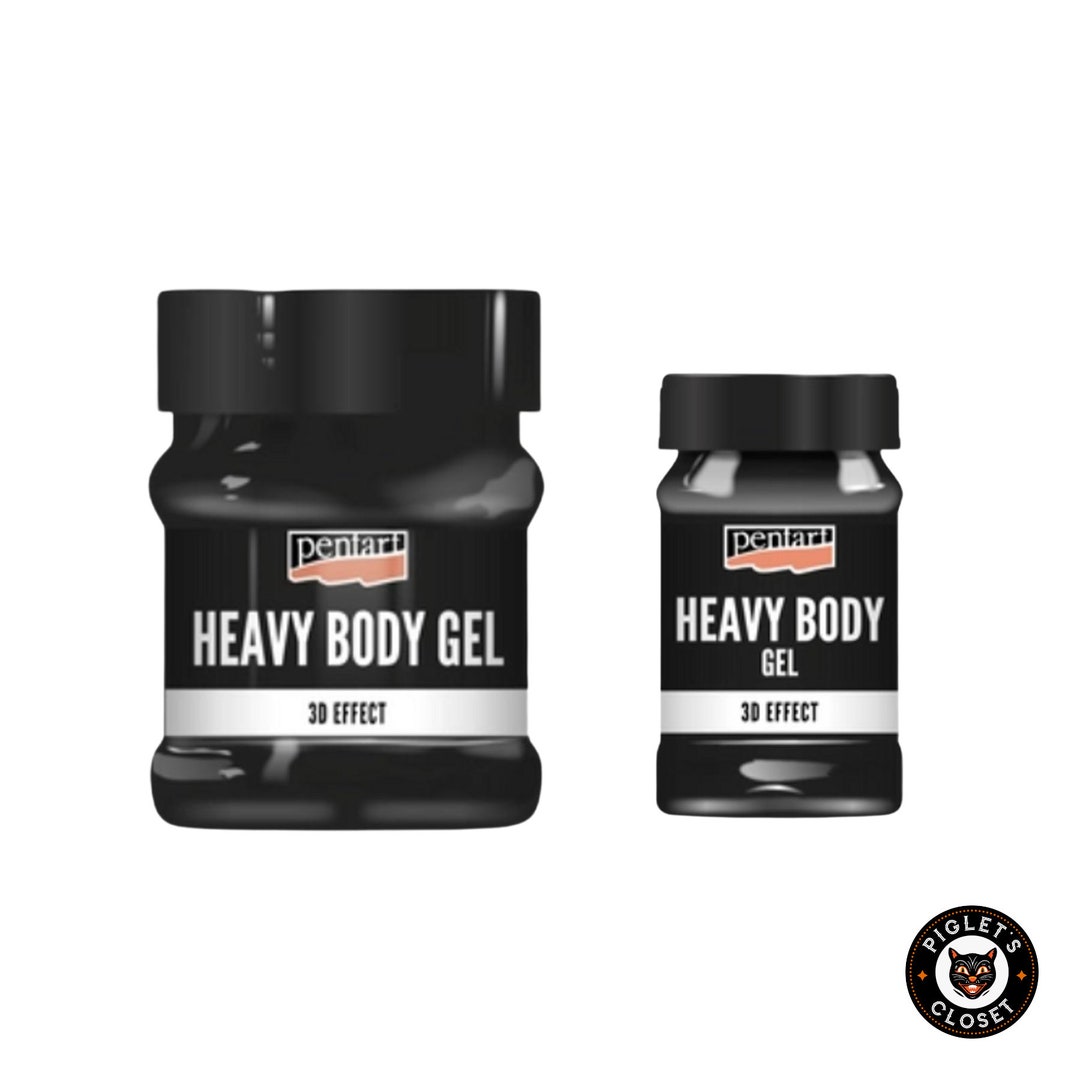 Glossy Black | Heavy Body Gel 3D Effect | Pentart | Decoupage Queen - Etsy