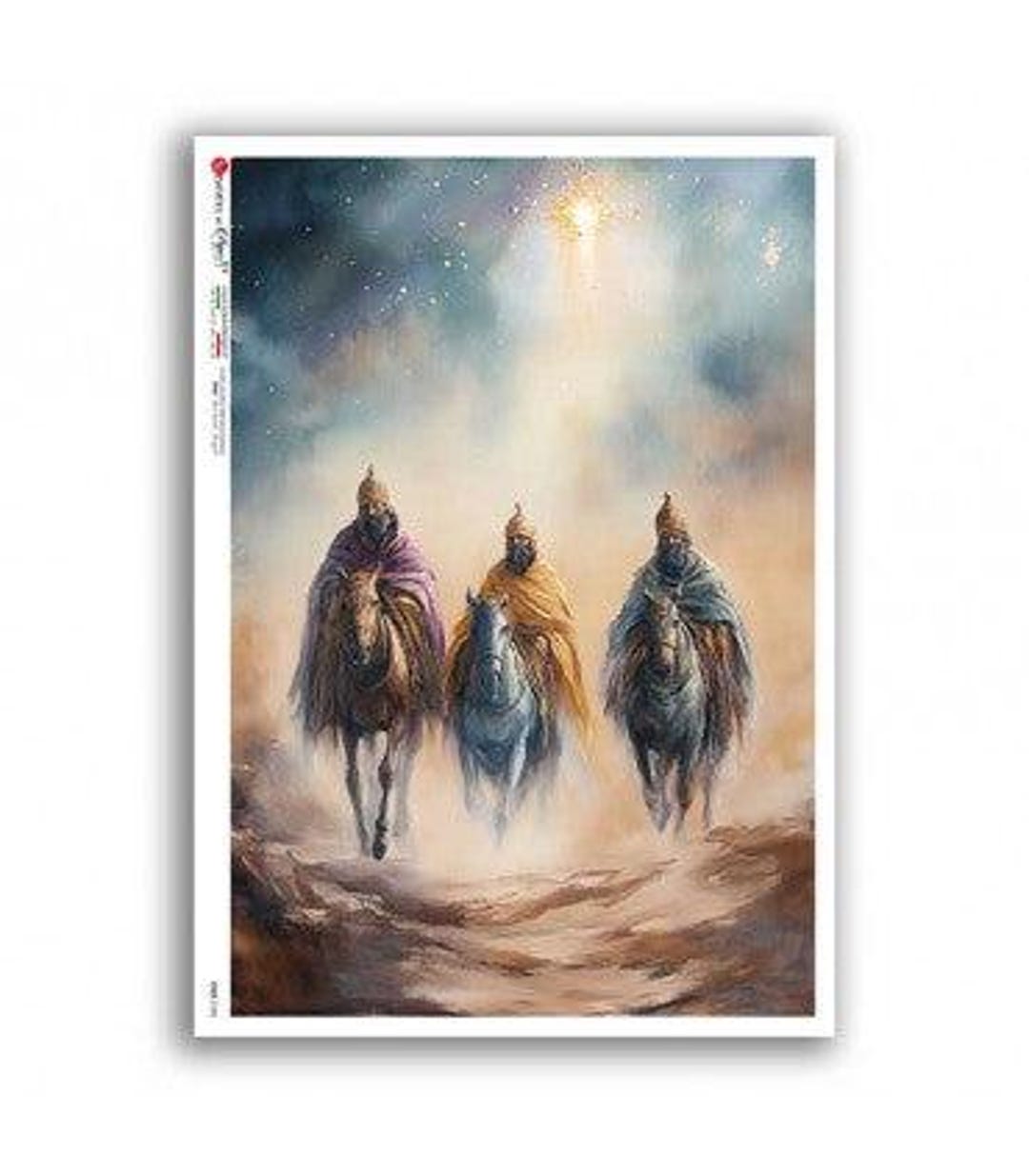 Three Wise Men II | A4 Rice Paper | Paper for Decoupage | Paper Designs ...