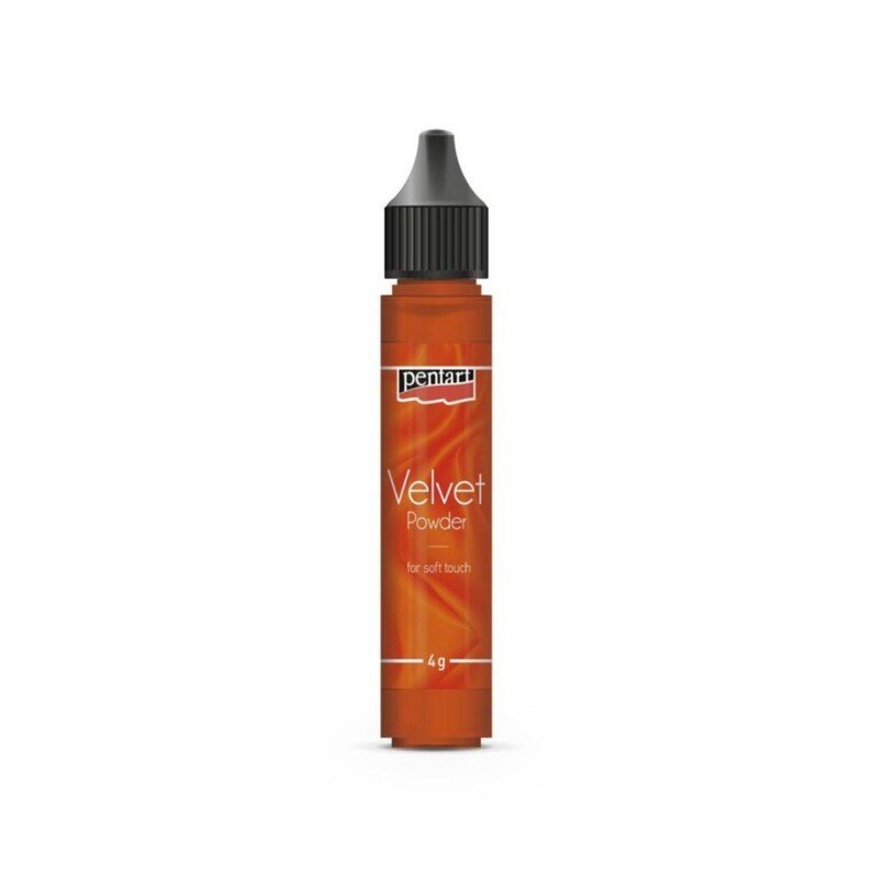 Orange Velvet Powder 4 G | Aarts & Craft Velvet | Pentart - Etsy